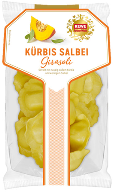 Produktrückruf | REWE Feine Welt - Kürbis Salbei Girasoli, 250 g ...
